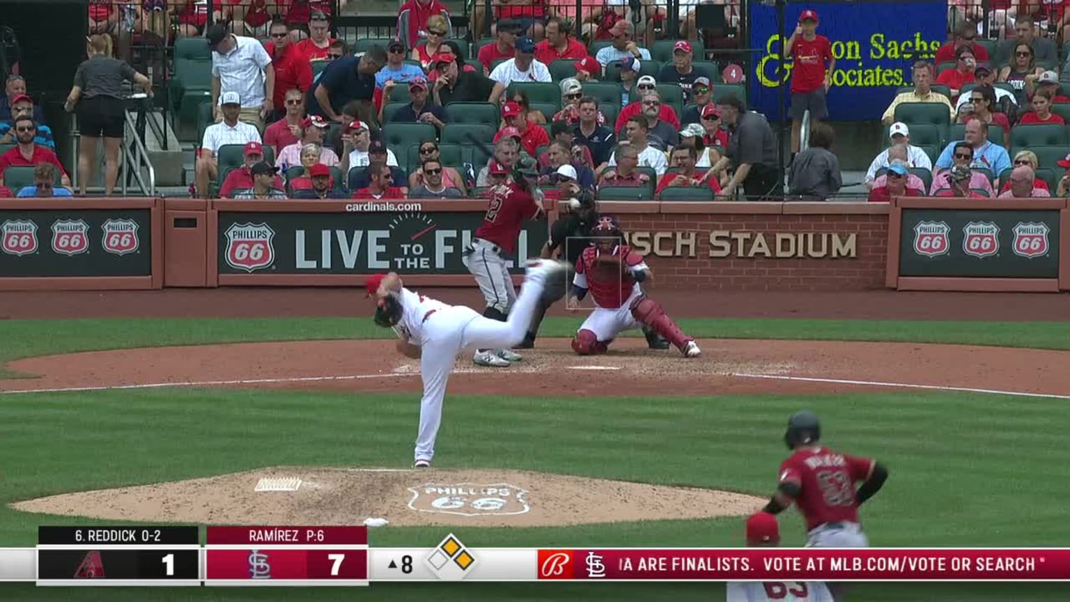 Roel Ramirez Called Strike to Josh Reddick | 06/30/2021 | MLB.com