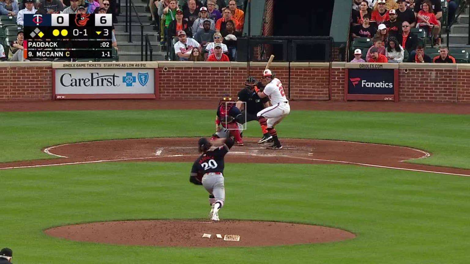 James McCann singles on a line drive to right fielder Manuel Margot ...
