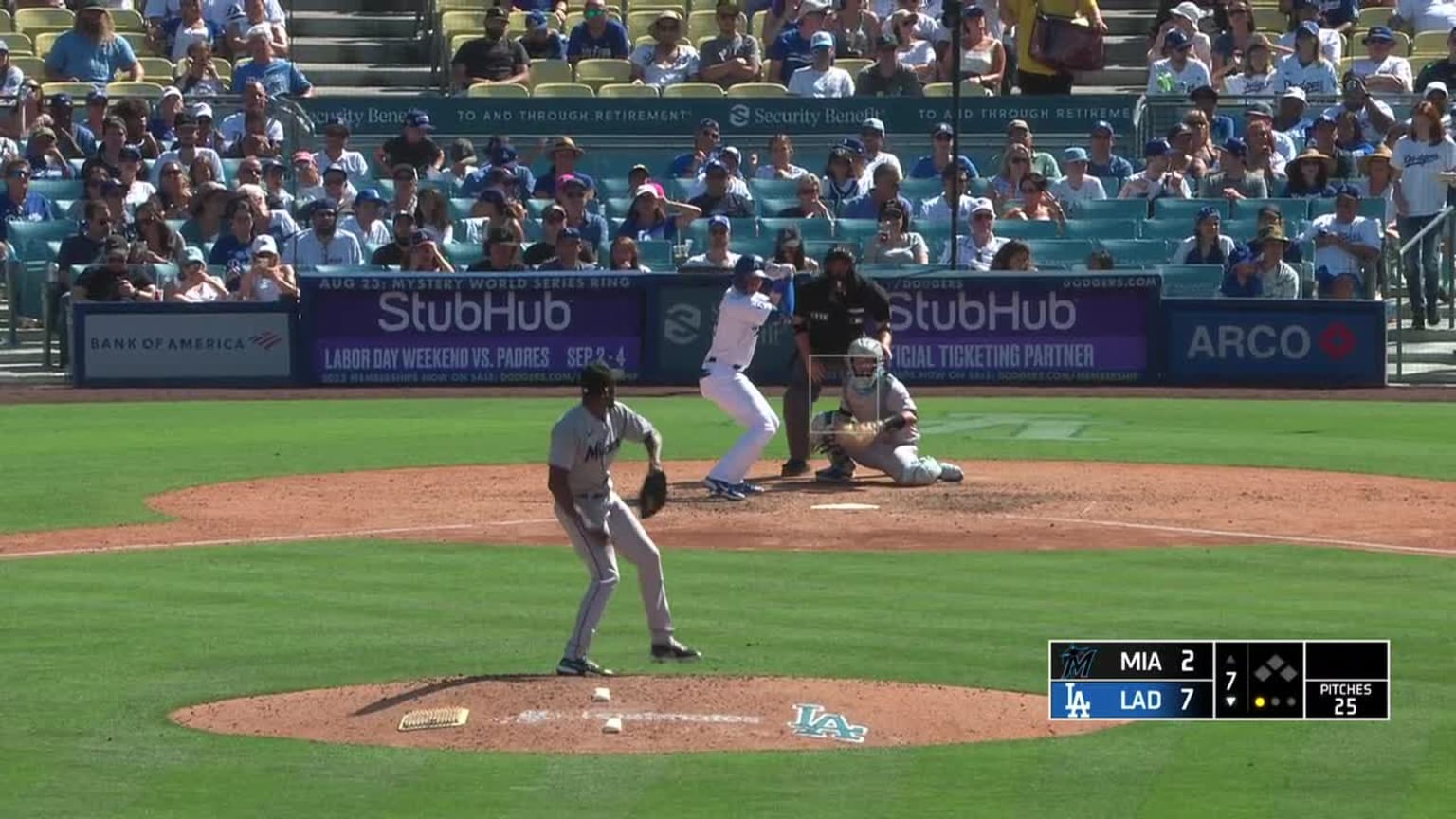 Marlins challenged (tag play), call on the field was overturned: Gavin ...