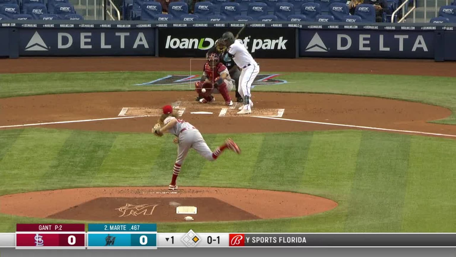 John Gant Ball to Starling Marte | 04/06/2021 | MLB.com