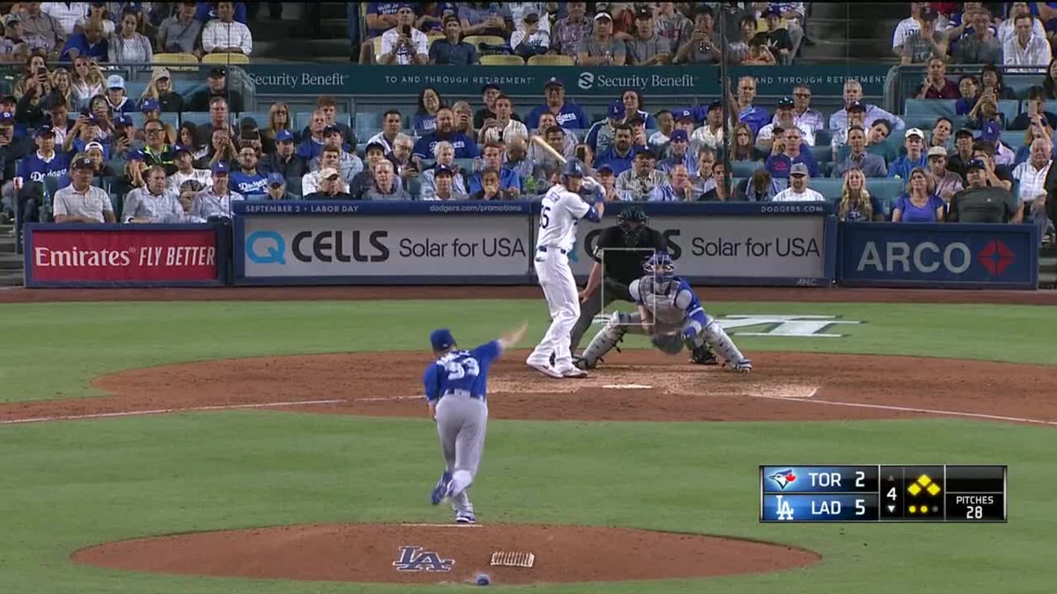 Neil Ramirez Ball In Dirt to Cody Bellinger | 08/20/2019 | Houston Astros