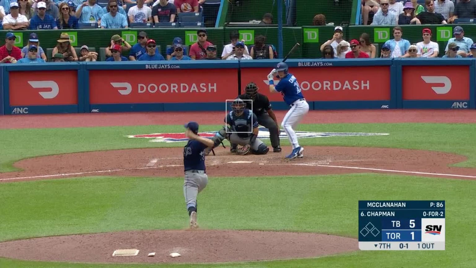 Shane McClanahan Swinging Strike to Matt Chapman | 07/02/2022 | MLB.com