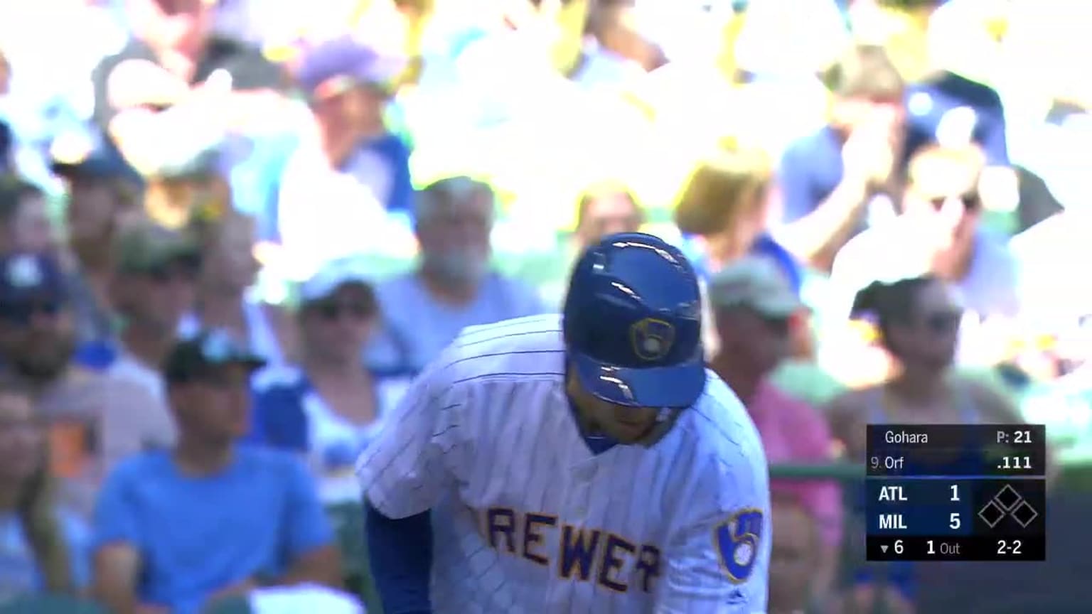 Luiz Gohara Foul to Nate Orf | 07/08/2018 | MLB.com