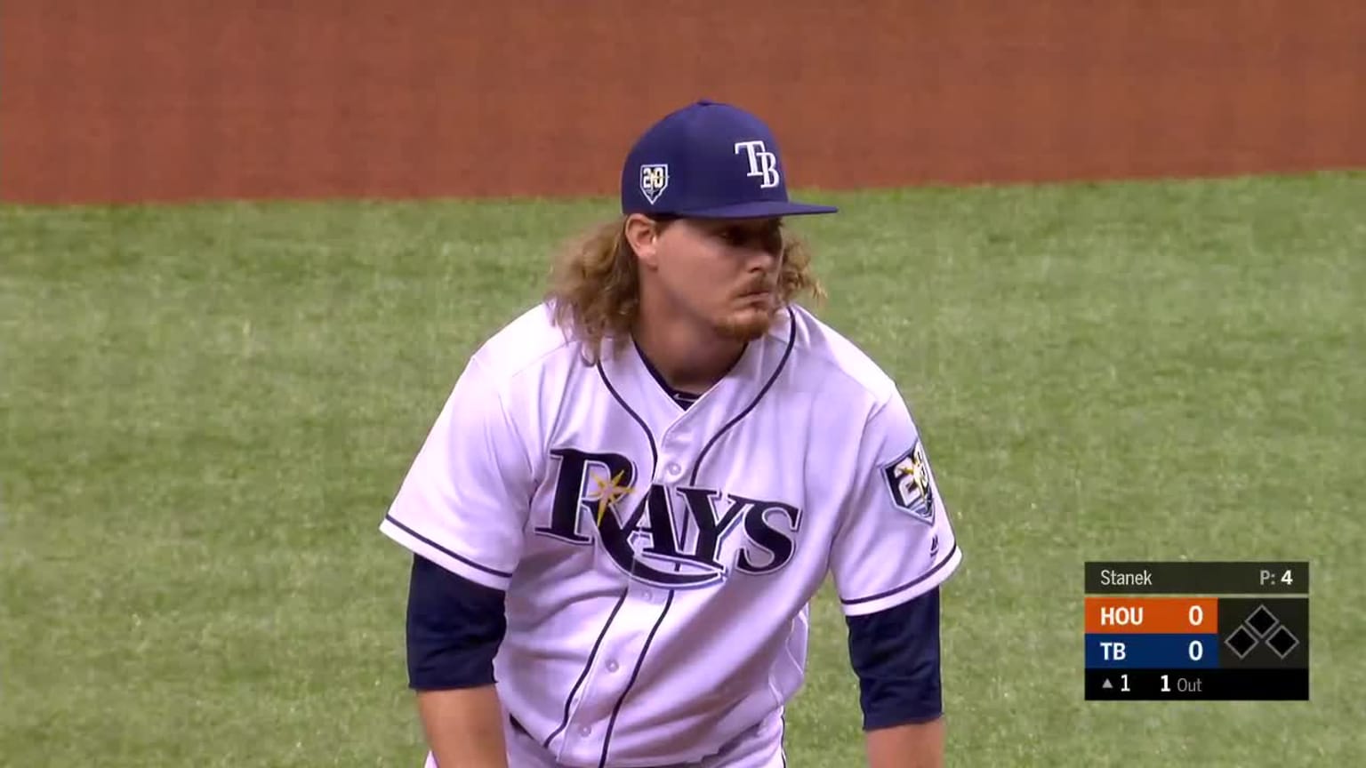 Ryne Stanek Ball to Alex Bregman | 06/28/2018 | Cleveland Guardians