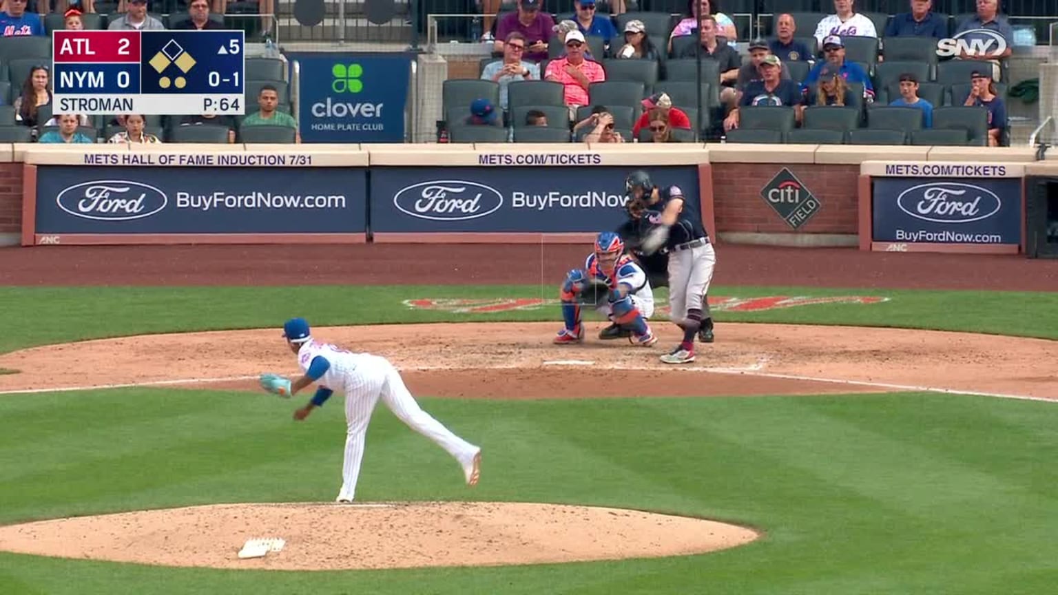 Dansby Swanson grounds into a force out, third baseman J. D. Davis to ...