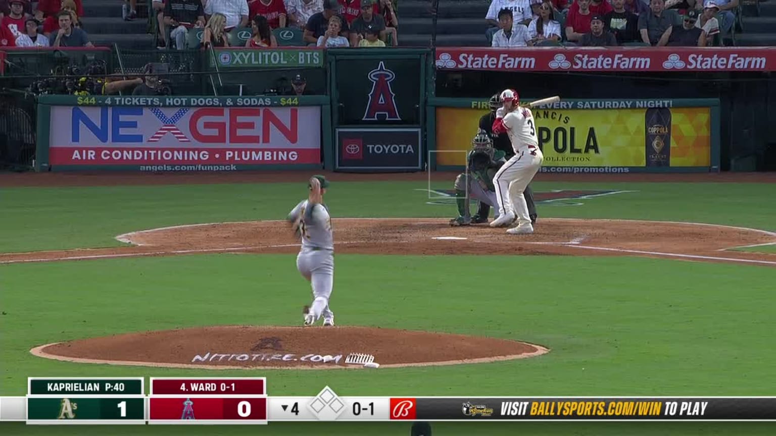 Taylor Ward hit by pitch. | 08/03/2022 | MLB.com