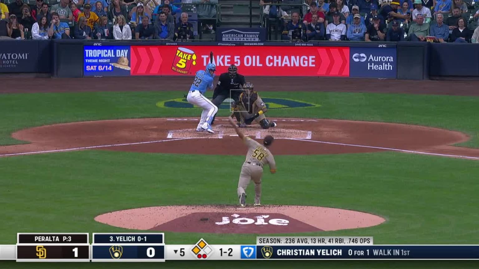 Christian Yelich strikes out swinging. | 06/06/2025 | MLB.com