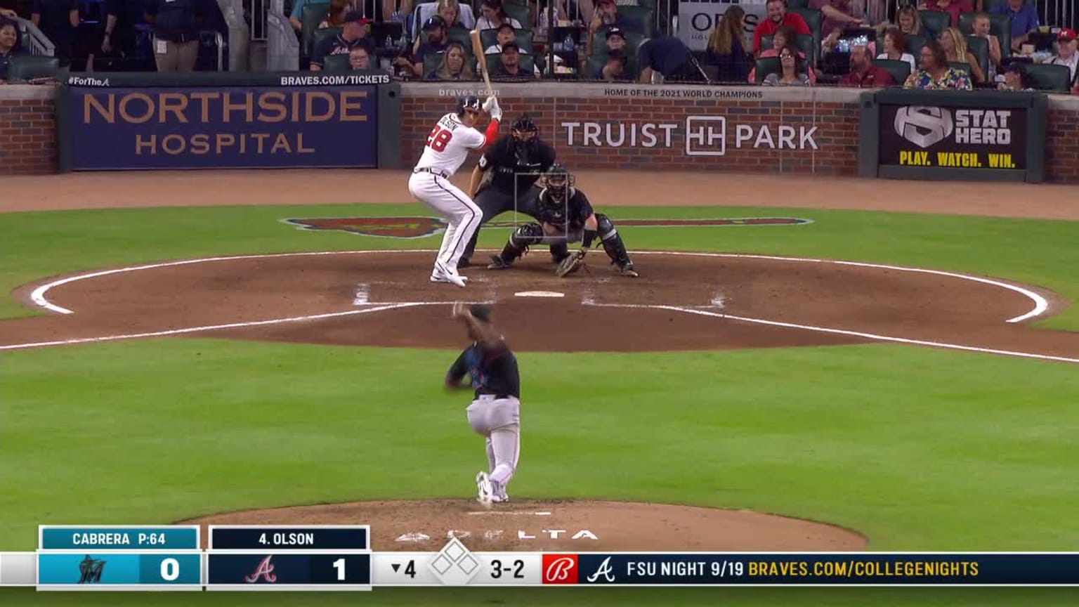 Matt Olson strikes out swinging. | 09/03/2022 | MLB.com