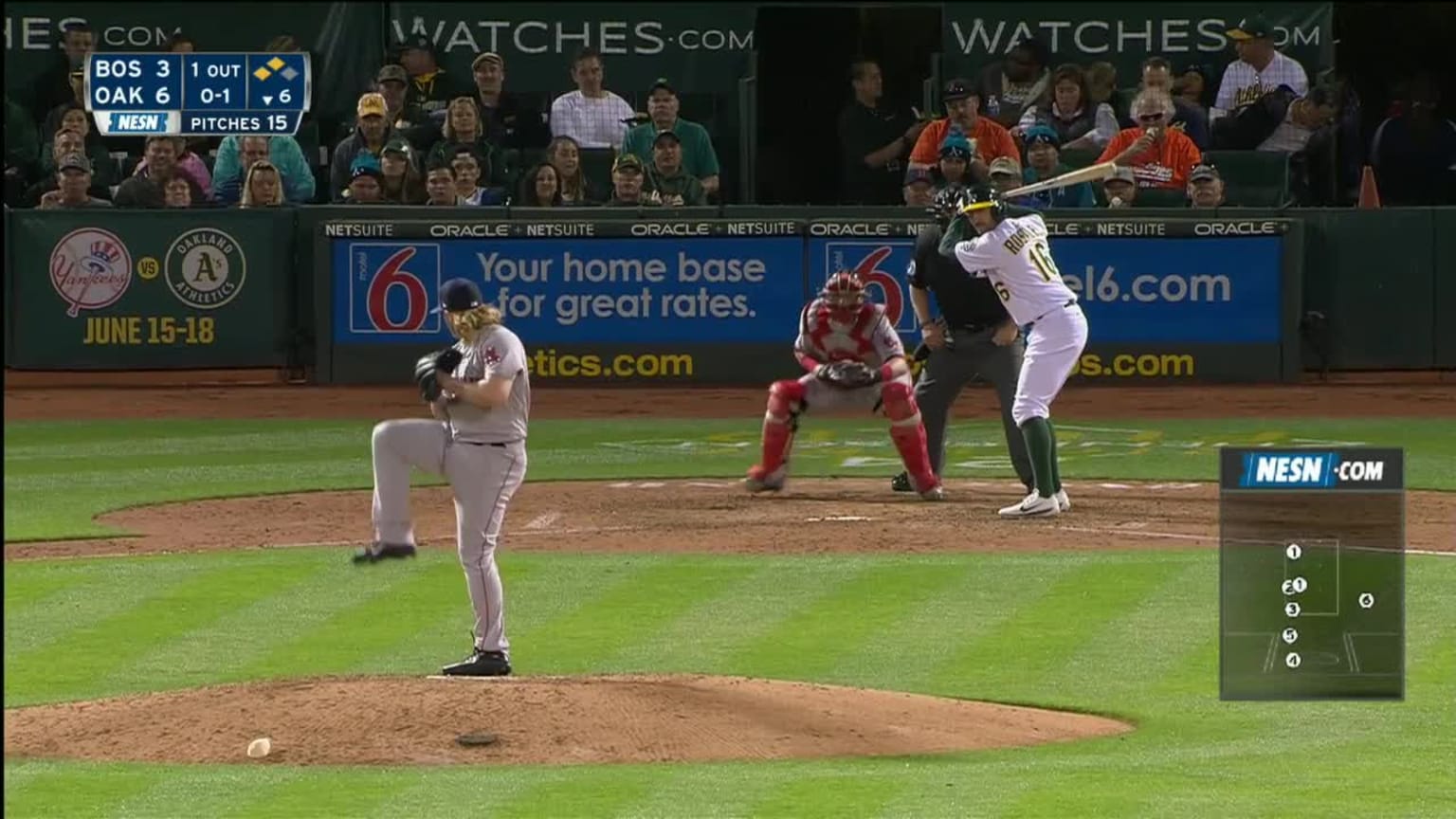 Robbie Ross Jr. Ball to Adam Rosales | 05/18/2017 | New York Mets