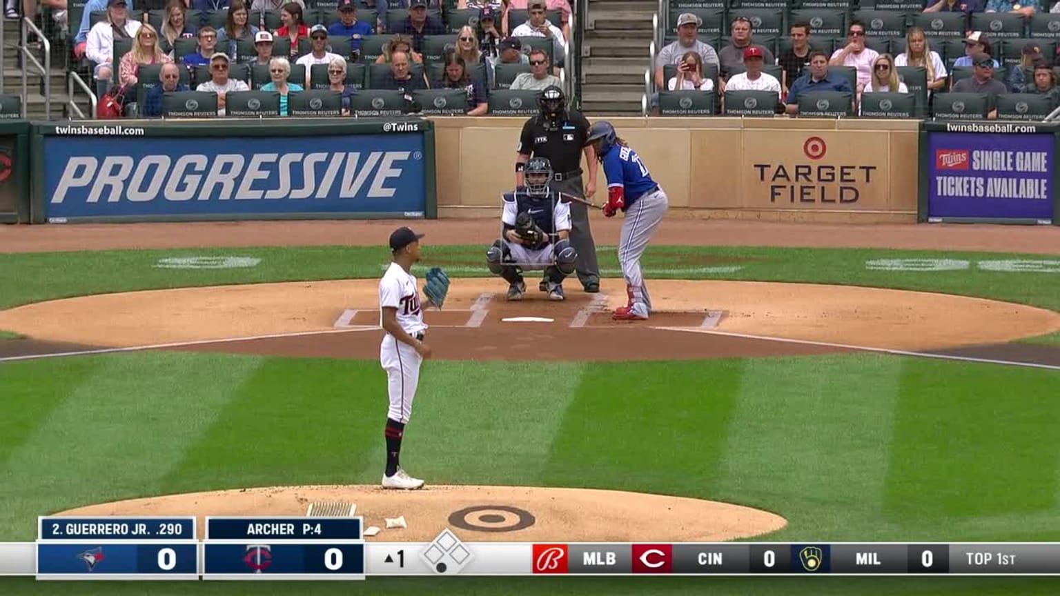 Chris Archer Ball to Vladimir Guerrero | 08/07/2022 | Boston Red Sox