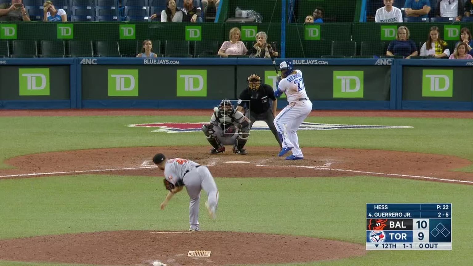 David Hess Ball to Vladimir Guerrero | 09/23/2019 | MLB.com