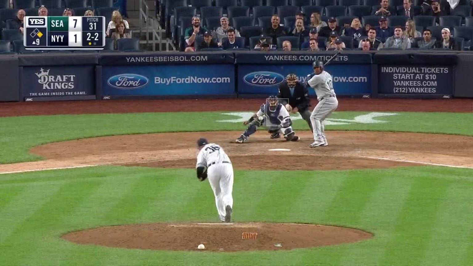 Jake Barrett Ball to Edwin Encarnacion | 05/08/2019 | Philadelphia Phillies