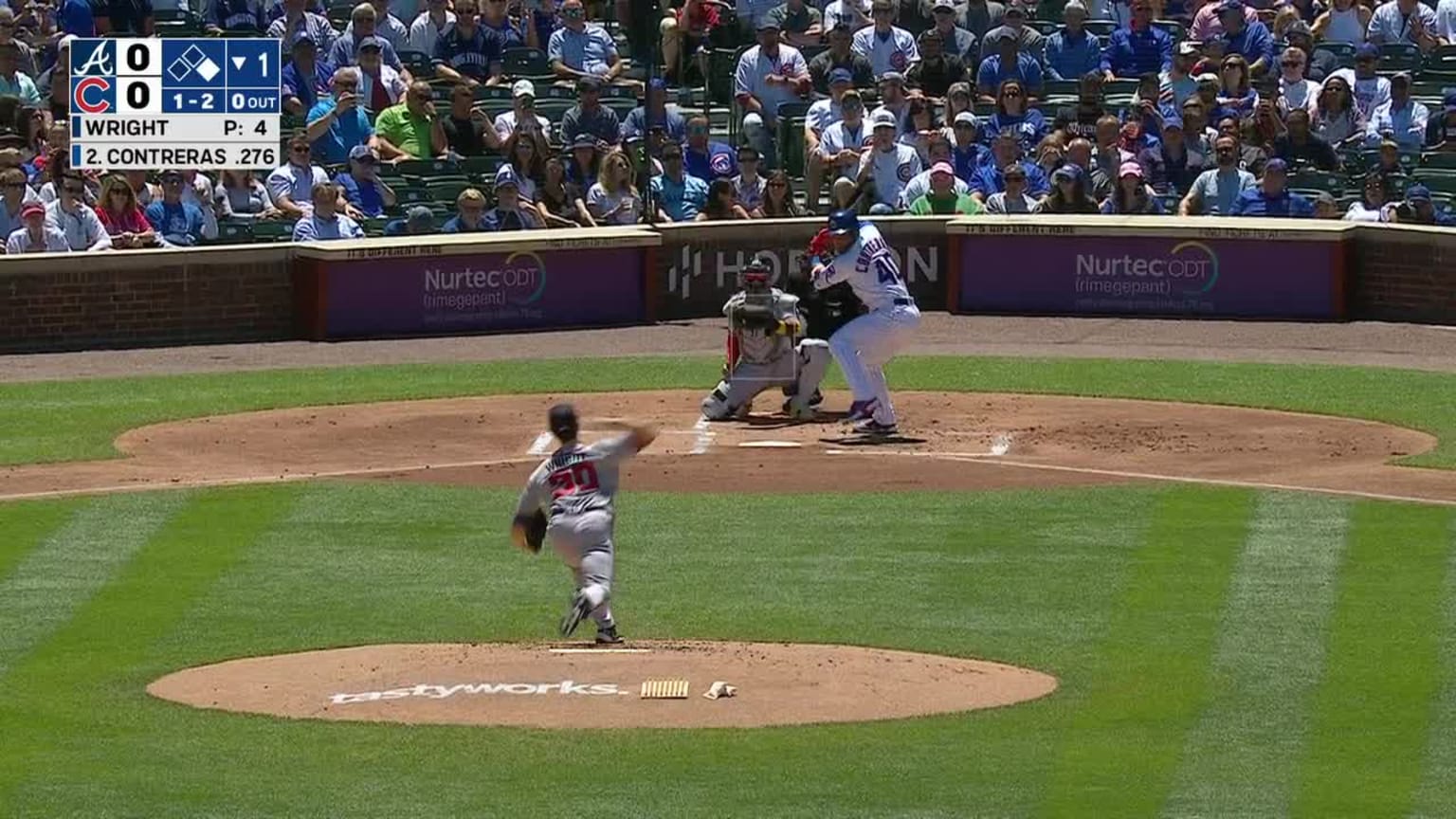 Kyle Wright Ball to Willson Contreras | 06/18/2022 | Atlanta Braves