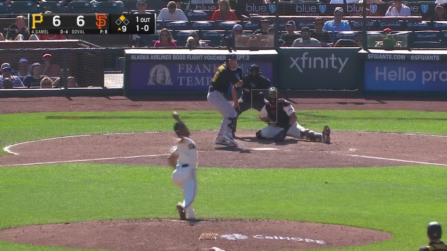 Camilo Doval Ball to Ben Gamel | 08/14/2022 | MLB.com