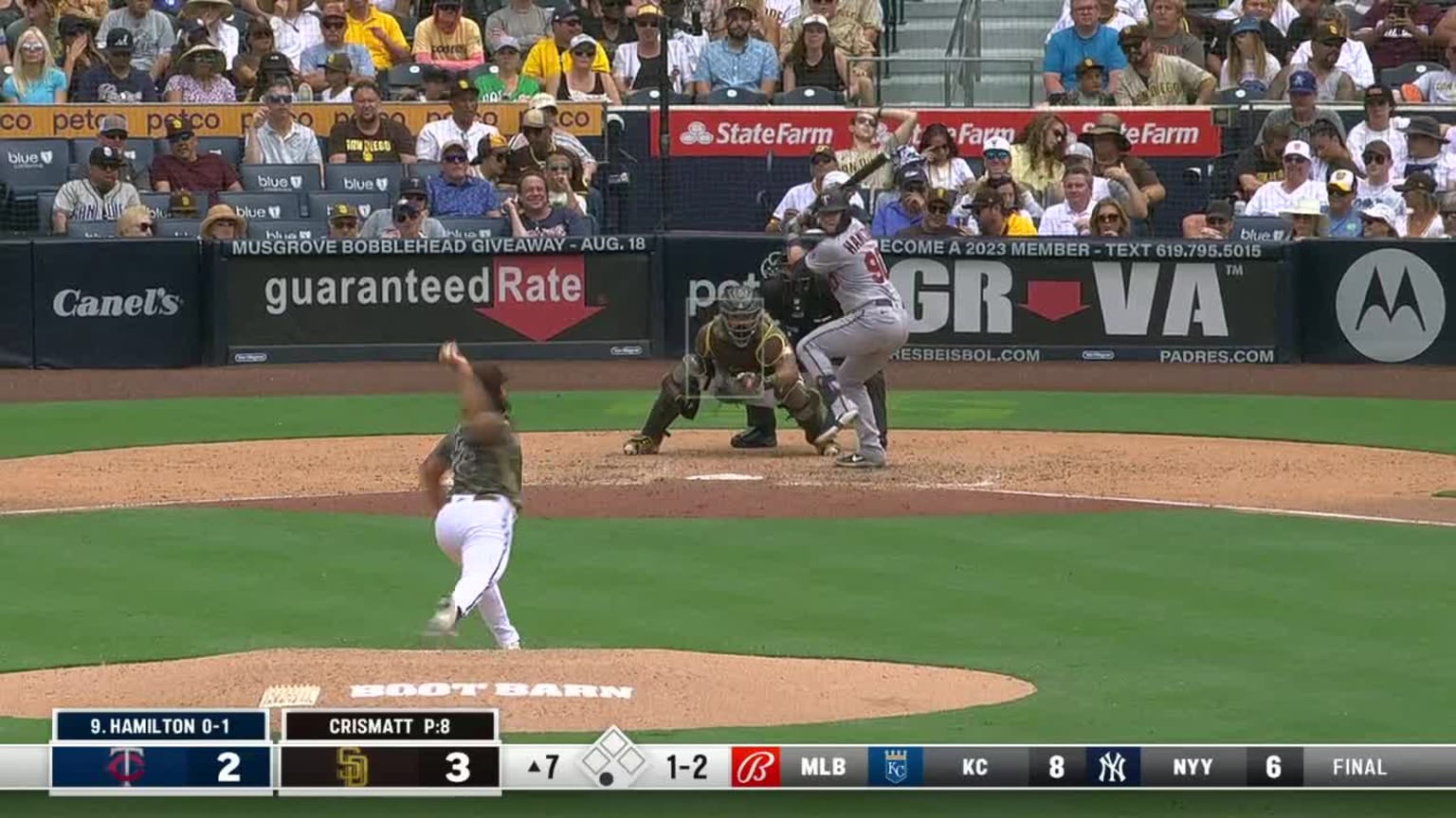 Caleb Hamilton strikes out swinging. | 07/31/2022 | MLB.com