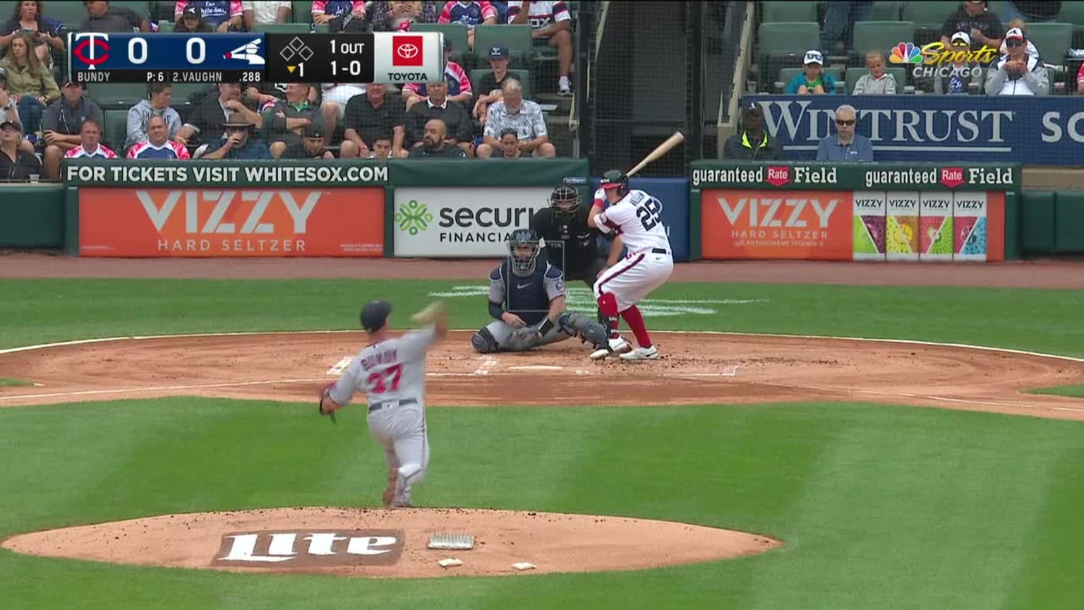 Dylan Bundy Called Strike to Andrew Vaughn | 09/04/2022 | Texas Rangers