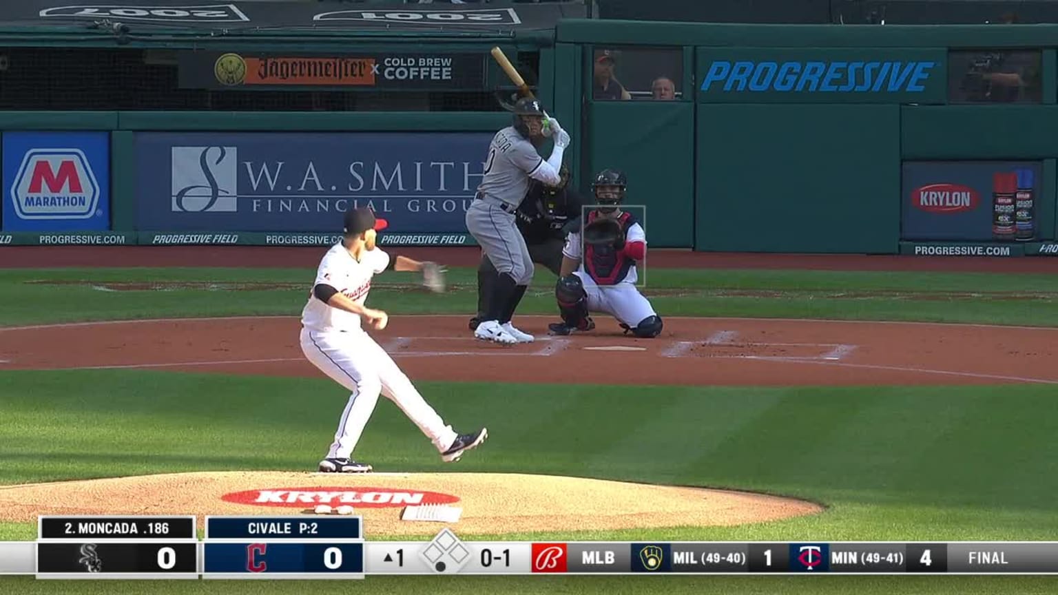 Aaron Civale Bola mala to Yoan Moncada | 13/07/2022 | Los Padres de San ...