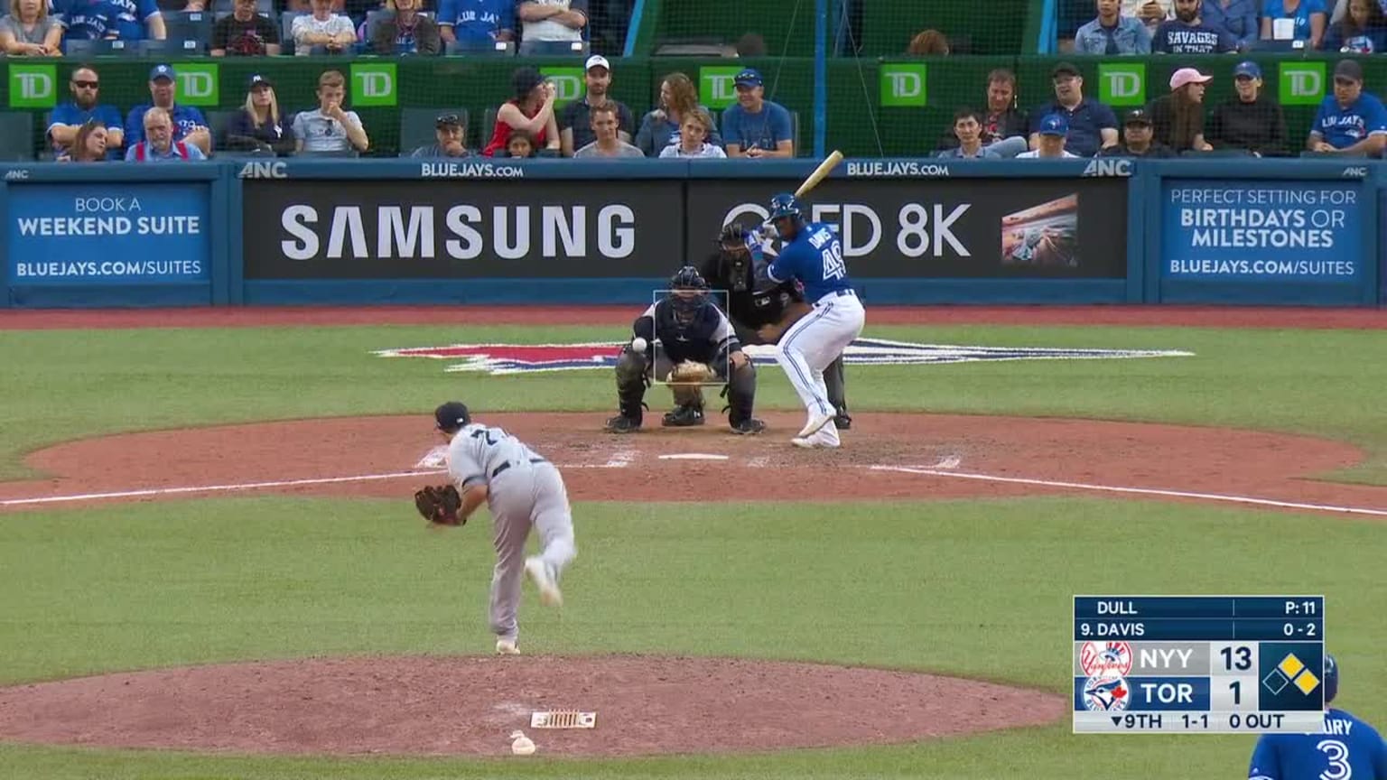 Ryan Dull Foul to Jonathan Davis | 09/14/2019 | Houston Astros