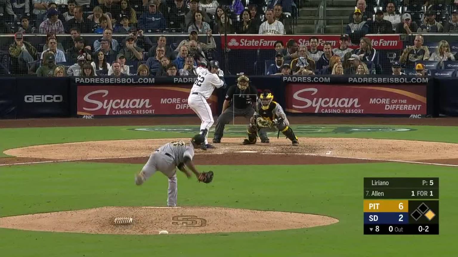 Austin Allen strikes out swinging. | 05/18/2019 | Colorado Rockies