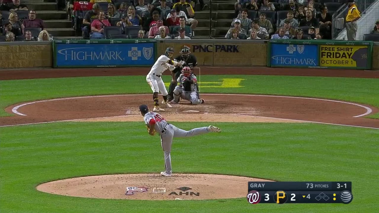 Josiah Gray Called Strike to Hoy Park | 09/11/2021 | MLB.com