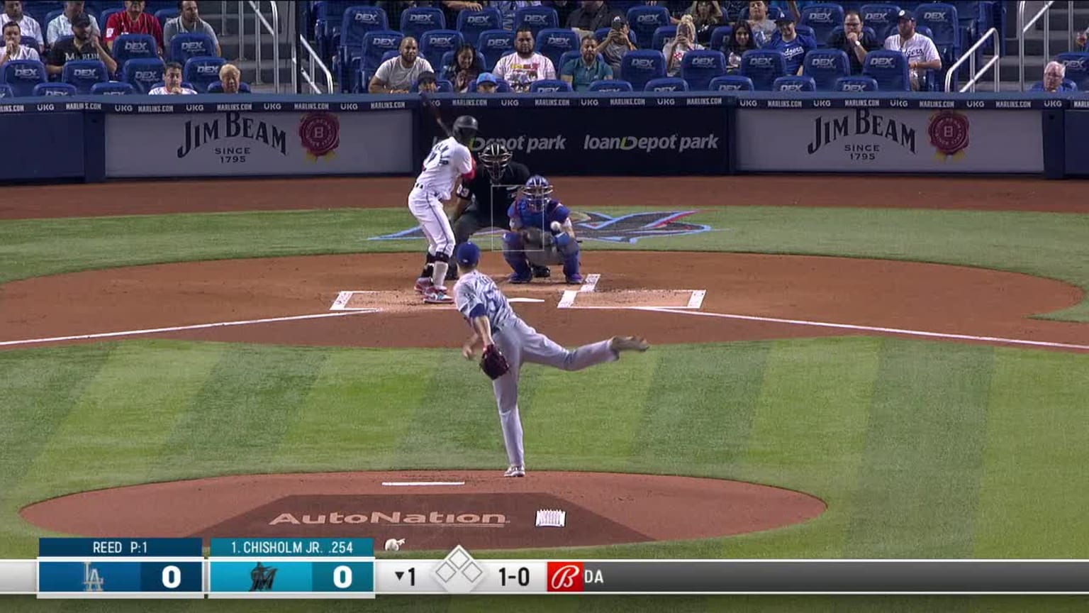 Jake Reed Called Strike to Jazz Chisholm Jr. | 07/07/2021 | MLB.com