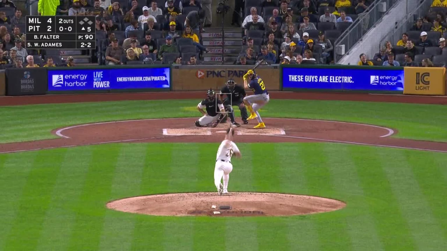 Bailey Falter Ball to Willy Adames | 09/24/2024 | MLB.com