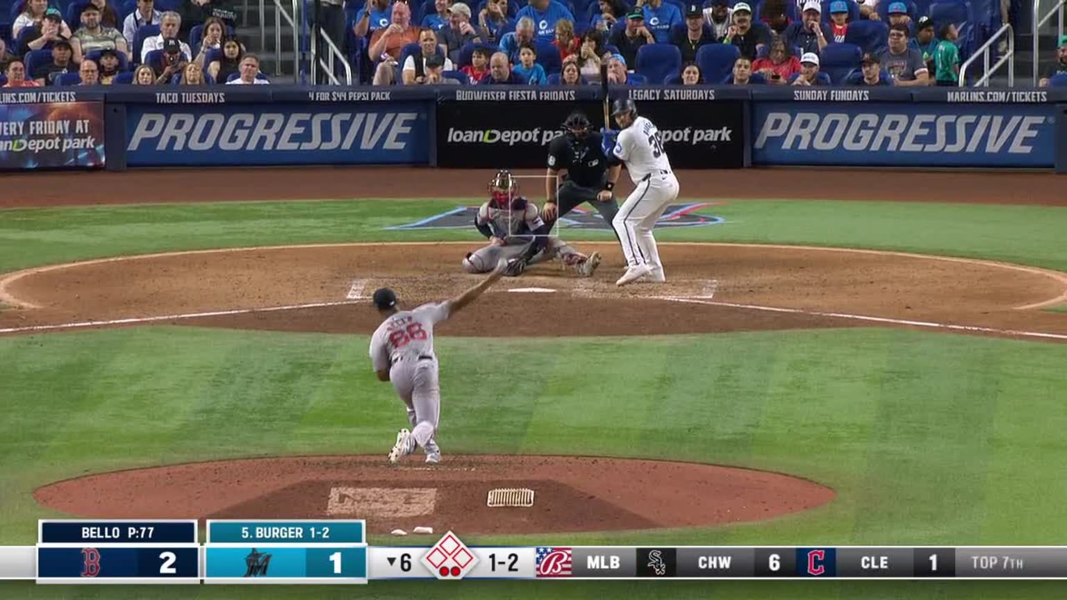 Jake Burger strikes out swinging. | 07/03/2024 | MLB.com