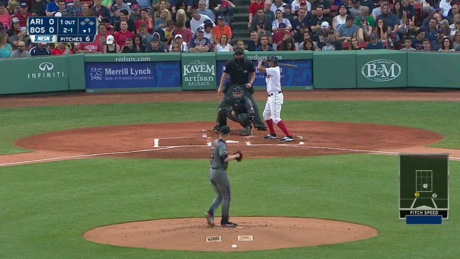 Xander Bogaerts grounds out, third baseman Jake Lamb to first baseman ...