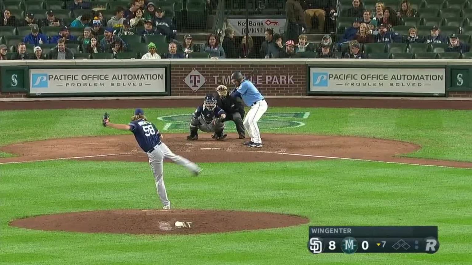 Trey Wingenter Called Strike to David Freitas | Houston Astros