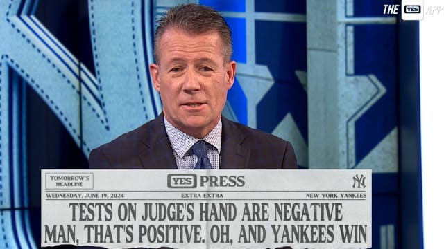 Jack Curry unveils his YES Press headline | 06/19/2024 | YES Network