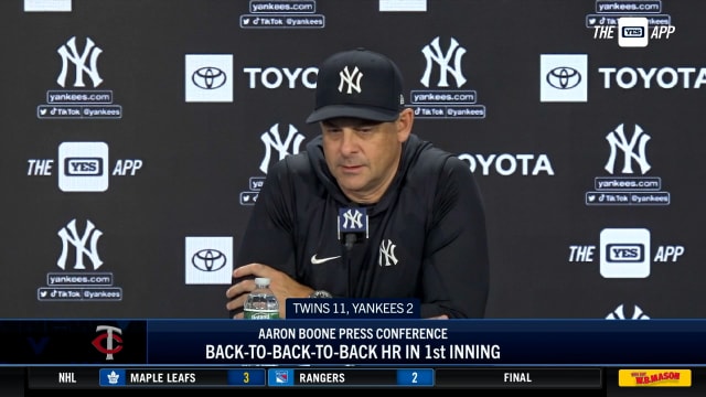 Aaron Boone on Jhony Brito's short start | 04/14/2023 | YES Network