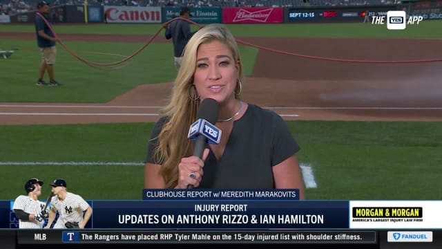 Meredith Marakovits talks Rizzo, Hamilton injuries | 08/21/2024 | YES Network