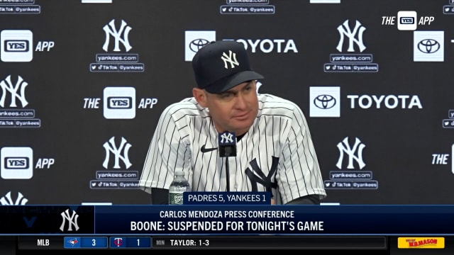 Carlos Mendoza on Yankees' loss to Padres | 05/27/2023 | YES Network