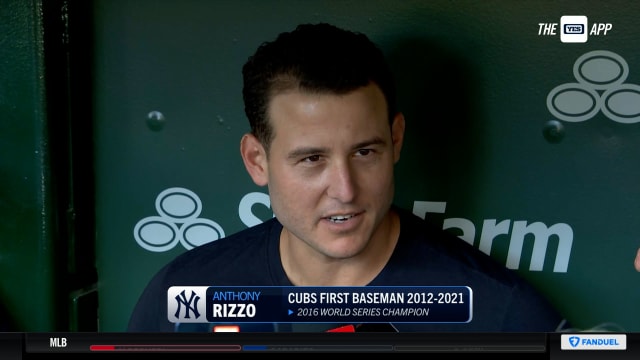 Anthony Rizzo on his return to Wrigley Field | 09/06/2024 | YES Network