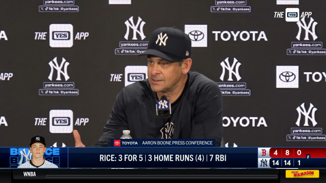 Aaron Boone on Ben Rice's three-homer game | 07/06/2024 | YES Network