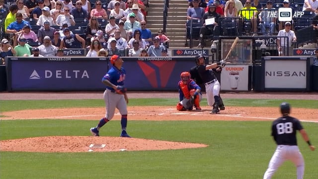 Benjamin Cowles smokes a two-run double | 03/25/2024 | YES Network