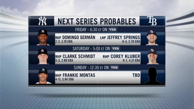 Bob and Jack preview Yankees' upcoming series against Rays | 09/01/2022 ...
