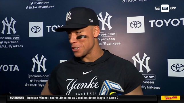 Aaron Judge on attacking Tarik Skubal early | 05/05/2024 | YES Network