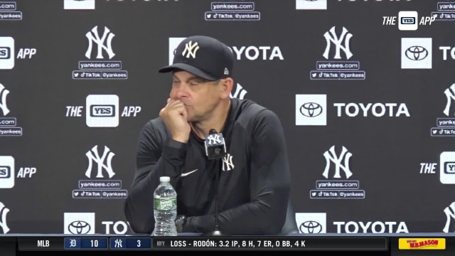 Aaron Boone on cameraman Pete Stendel's return | 09/08/2023 | YES Network