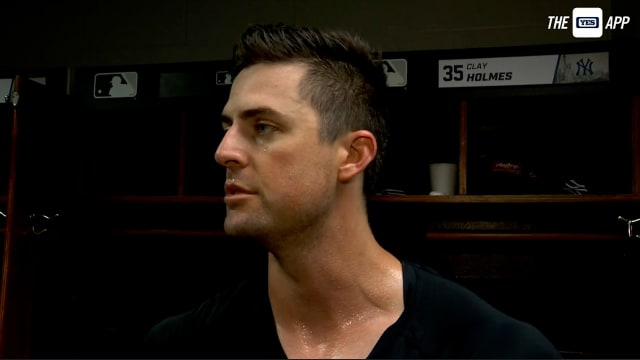 Clay Holmes talks picking up save in 2-1 win against Rays | 09/04/2022 | YES Network