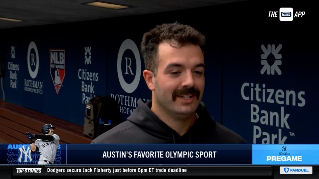 Austin Wells on catching new Yankees pitchers | 07/31/2024 | YES Network