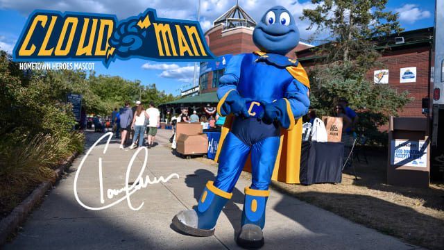 Cloudman - Trenton Thunder Mascot | Trenton Thunder