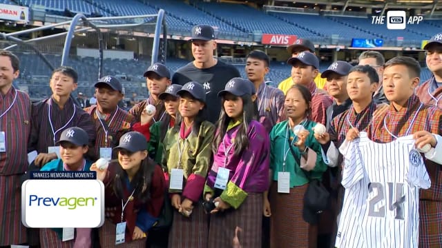 Bhutan Baseball & Softball Association visits Yankee Stadium | 08/22 ...