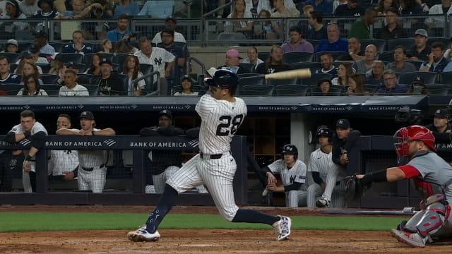 Austin Wells swats a two-run home run | 08/31/2024 | YES Network