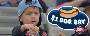 Dollar Dog Days - $1 Hot Dogs | Trenton Thunder